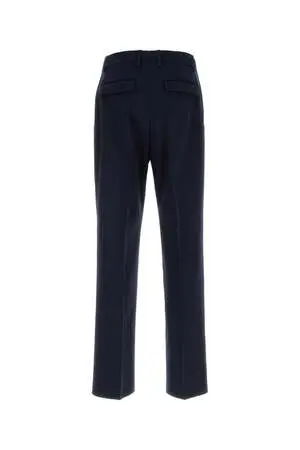 FERRAGAMO Navy Wool Pant