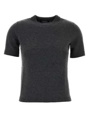 Max Mara Dark Wool Blend Just Sweater - Gray
