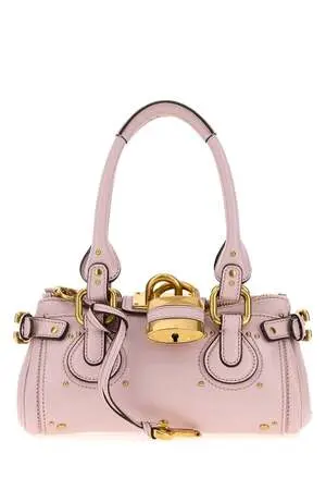 Chloé Pastel Leather Small Paddington Handbag - Pink