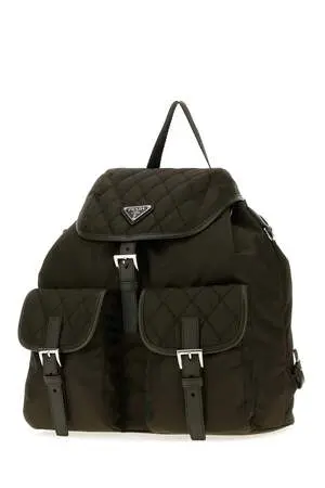 Prada Olive Geren Re-nylon Backpack