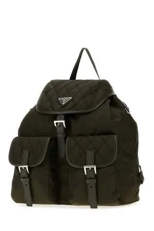 Prada Olive Geren Re-nylon Backpack