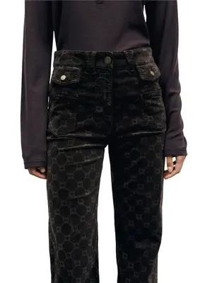 Gerard Darel High-rise Wide-leg Jeans