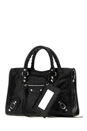 Balenciaga Leather Small Le City Handbag - Black