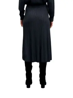 Gerard Darel Tati Ribbed Knit Midi Skirt