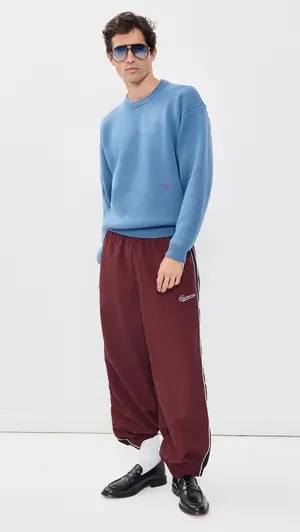 WILLY CHAVARRIA Chavarria Embroidered Sweater - Uniform Blue