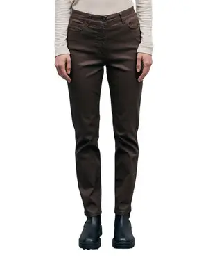 Gerard Darel Ilda Slim Mid Rise Coated Jeans