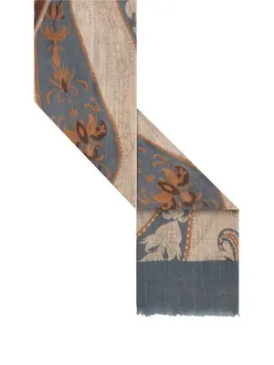 Gerard Darel Soizic Paisley Print Scarf