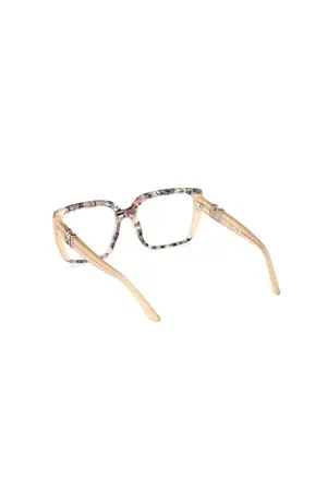 MARCIANO Bold Square Acetate Eyeglasses - Beige