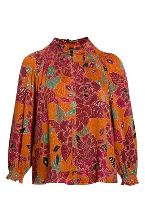 SUGARLIPS Marven Floral Button Down Top