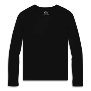 PRIMARY Fit Long Sleeve Rib Tee - Black