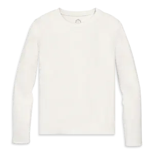 PRIMARY Fit Long Sleeve Rib Tee Ivory
