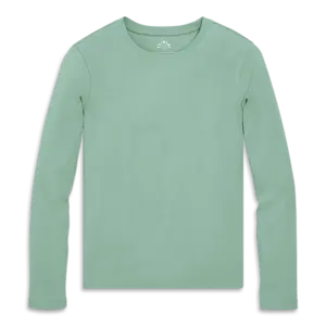 PRIMARY Fit Long Sleeve Rib Tee Matcha