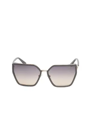 Guess Geometric Cat Eye Sunglasses - Grey/gradient Smoke
