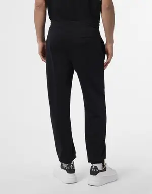 Philipp Plein Fleece Joggers Greatness - Black
