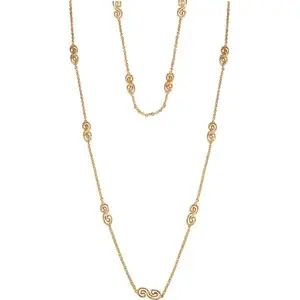 RETRO CHIC Eternal Spiral Chain Necklace - Gold