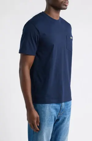 Lacoste Croc Logo Cotton Pocket T-shirt