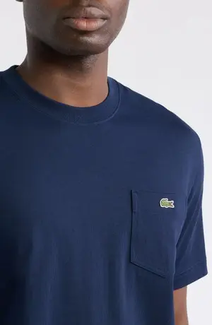 Lacoste Croc Logo Cotton Pocket T-shirt