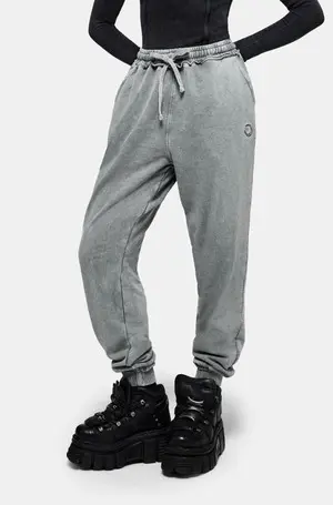 DISTURBIA Sylph Dove Embroidered Cuffed Jogger