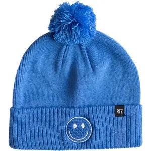 REY TO Z Smiley Pom Pom - Cobalt