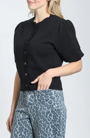 APNY Puff Sleeve Cardigan