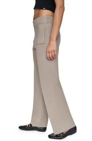 Dkny Front Pocket Sweater Pants - Putty