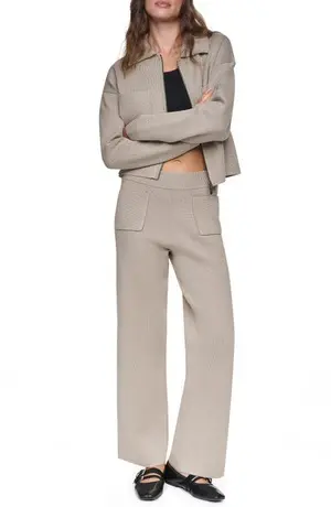 Dkny Front Pocket Sweater Pants - Putty
