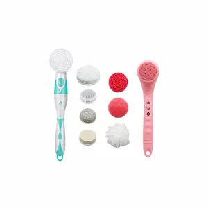 PURSONIC 2-piece Cleansing Brush Bundlecomplete Face & Body Skincare Set - Multicolor
