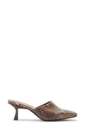 DONALD PLINER Fannie Leather Heeled Mule