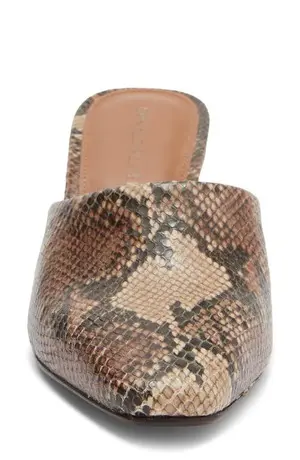 DONALD PLINER Fannie Leather Heeled Mule