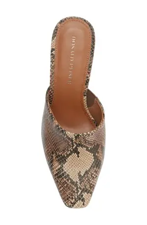DONALD PLINER Fannie Leather Heeled Mule