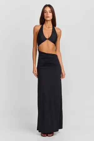 SASHA THERESE Jasmine Maxi Dress - Black
