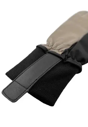 KESSLER Performance Touchscreen Gloves With Leather Palm - Black/mink