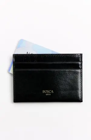 Bosca Old Leather Weekend Wallet - Black