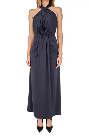 Endless Rose Draped Halter Maxi Dress