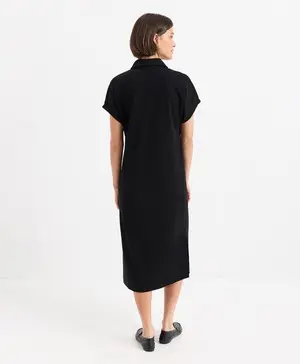 PACT Organic Cotton Roam Go Anywhere Dress - Black