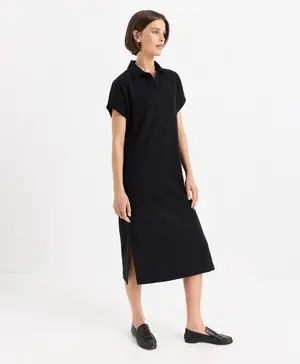 PACT Organic Cotton Roam Go Anywhere Dress - Black