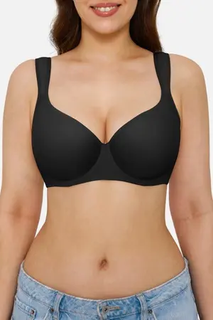POPILUSH Full Figure Beauty Back Smoothing Minimizer Bra - Jet