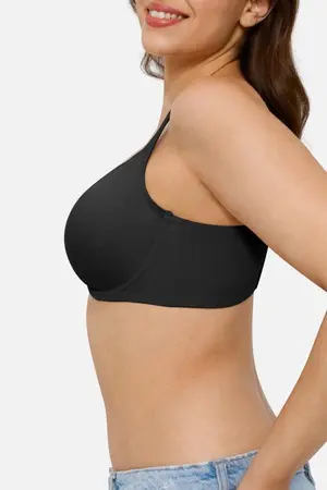 POPILUSH Full Figure Beauty Back Smoothing Minimizer Bra - Jet