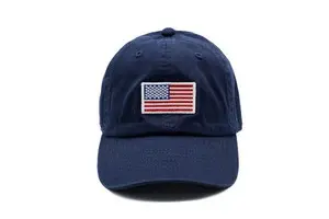 REY TO Z Flag Baseball Hat Adult - Navy