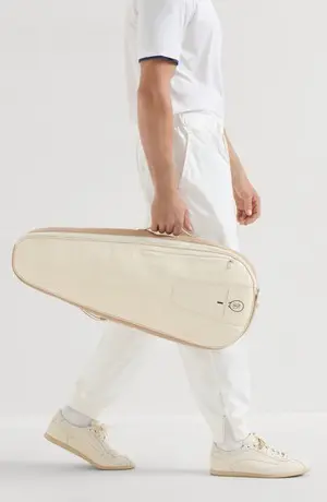 Brunello Cucinelli Grained Leather Tennis Racket Cover