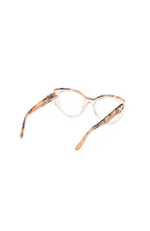 MARCIANO Engraved Temple Cat Eye Eyeglasses