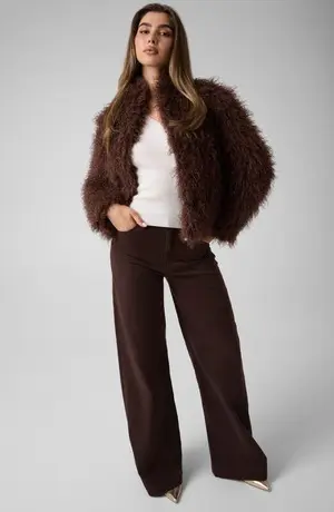 Guess Simona Faux Fur Jacket