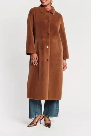 FRANCES VALENTINE Paulette Coat - Camel
