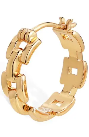 RETRO CHIC Rome Chain Earrings - Gold