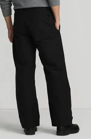 LANDS' END Squall Waterproof Insulated Snow Pants - Black