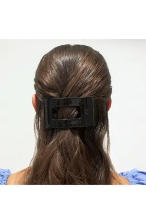 TELETIES Flat Rectangle Hair Clip