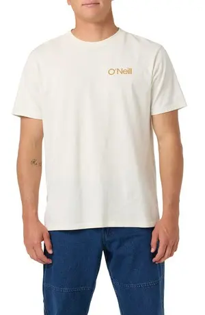 O'Neill Cubed Logo Cotton Graphic T-shirt - Tofu