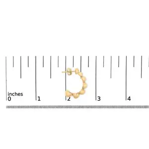 HAUS OF BRILLIANCE Gold Vermeil Diamond Accent Bold Earring