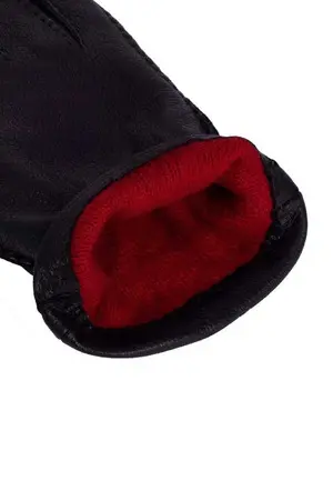 KESSLER Premium Deer Skin Touchscreen Gloves With Wool Lining