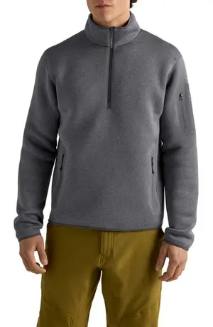 Arc'teryx Covert Half Zip Fleece Pullover - Void Heather